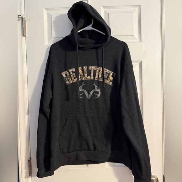 Realtree | Shirts | Realtree Charcoal Gray Hoodie For Men | Poshmark